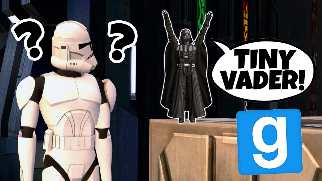 Using My Admin Powers To Create Tiny Vader - Gmod Star Wars RP Admin On ...