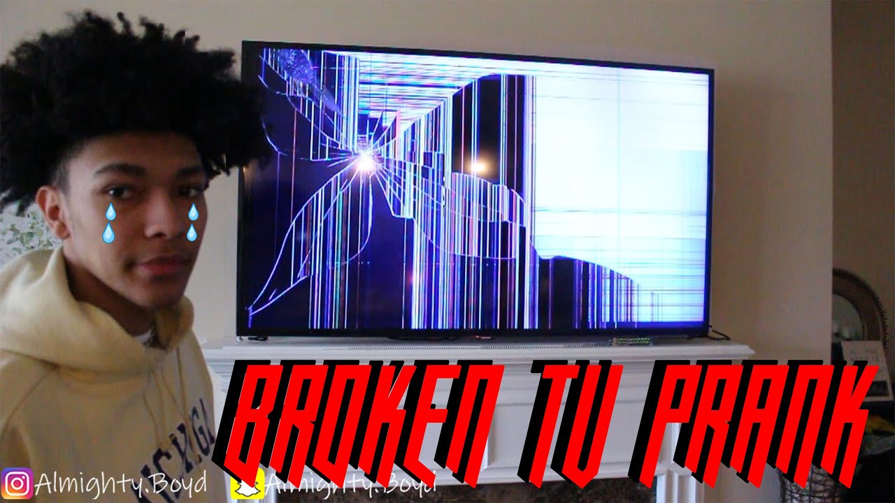 BROKEN TV PRANK ON MOM AND DAD!!! - YouTube