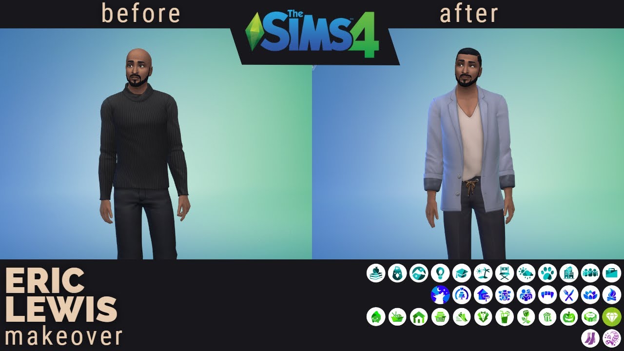 Eric Lewis Makeover | Sims 4 | Speed Build - YouTube
