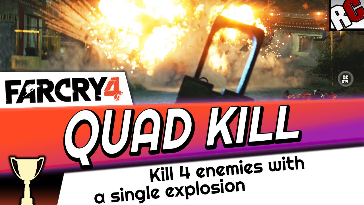 Far Cry 4 - QUAD KILL - Achievement/Trophy Guide - Quad kill with ...