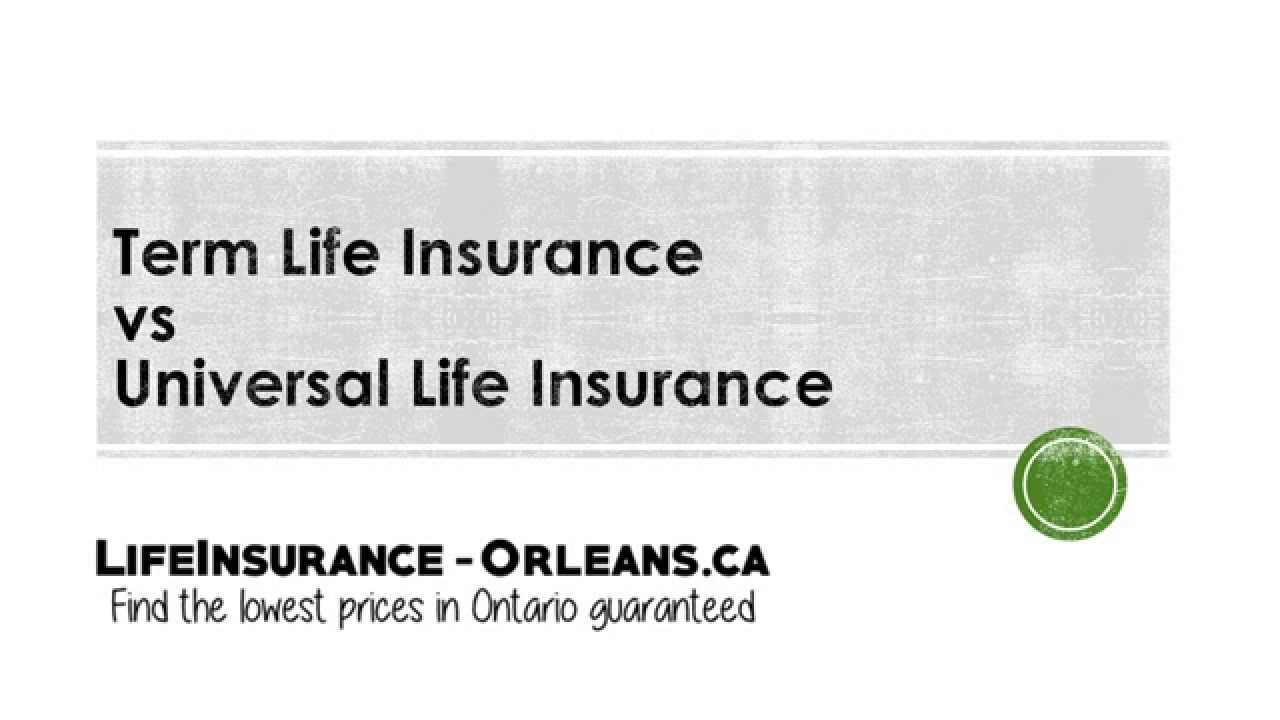 What is the difference between Permanent vs Term Life Insurance - YouTube