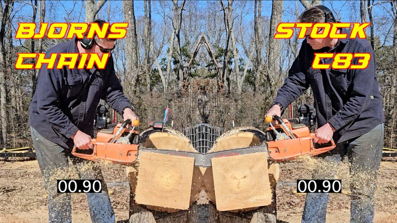 Husqvarna 2100 Race saw build and race chain testing - YouTube