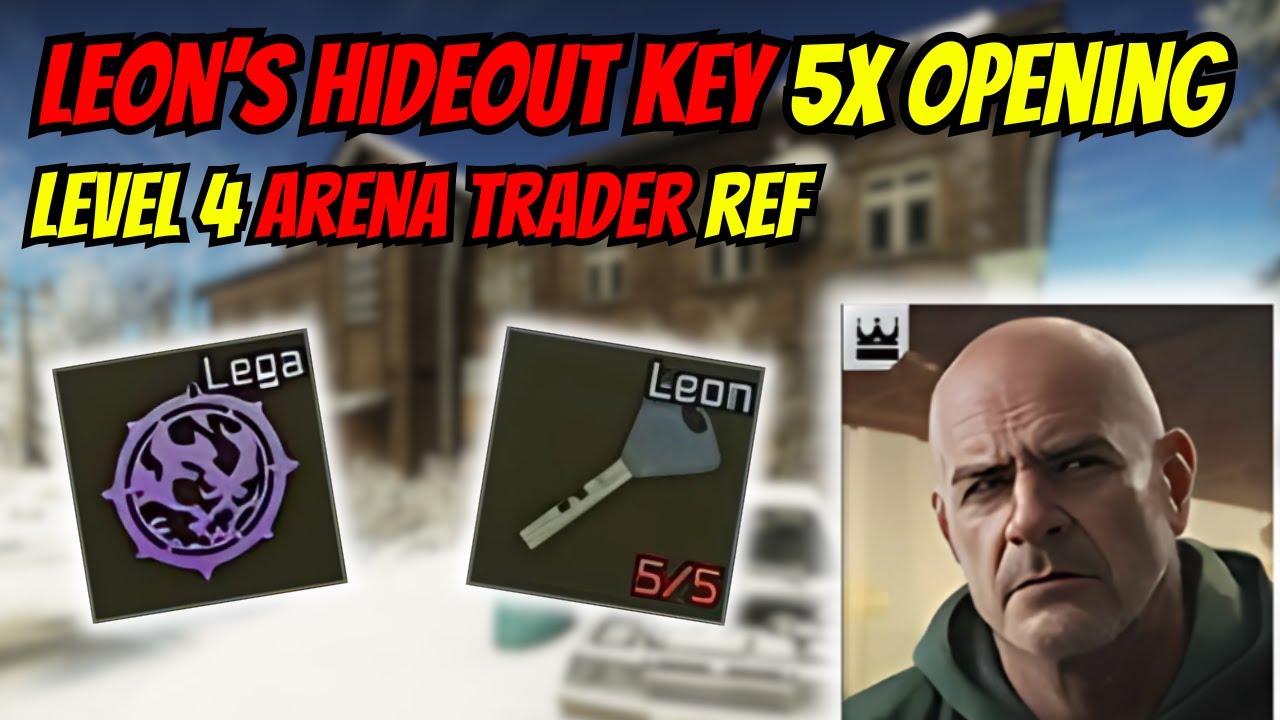 [16.00] Leon's Hideout Key 5x Opening - Max Level Trader Ref - YouTube