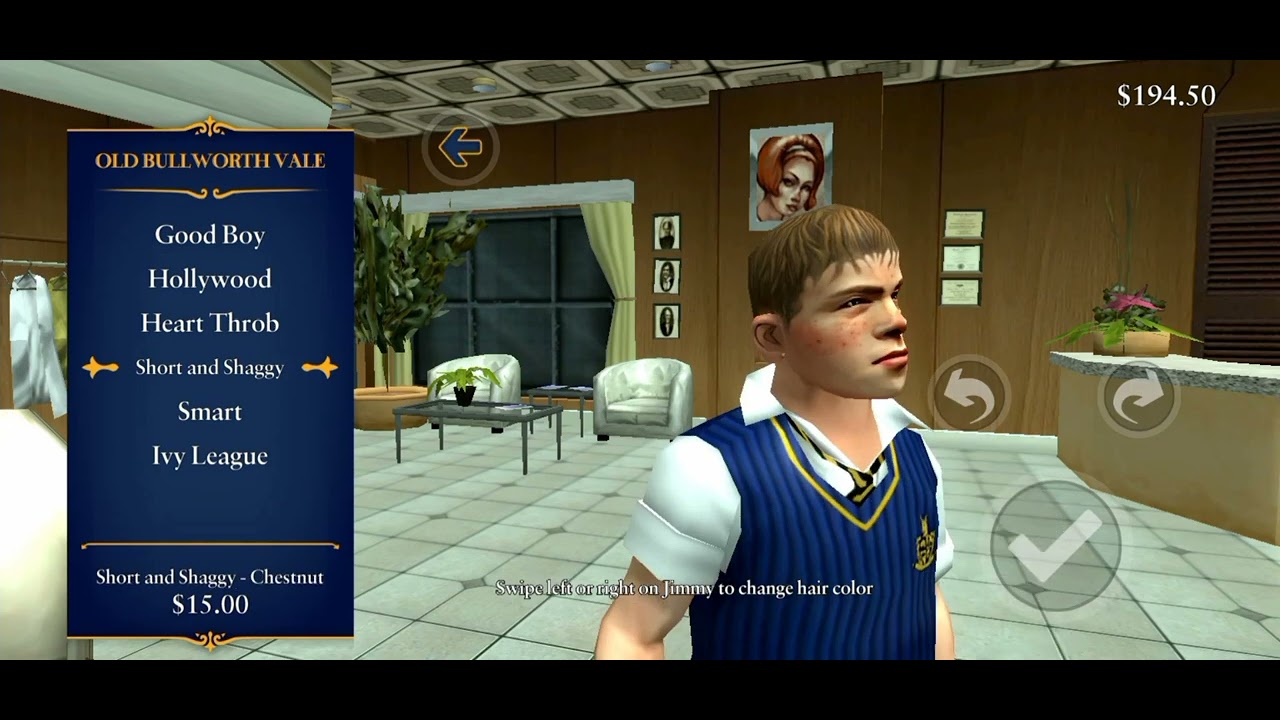 BULLY AE PS2 Old Bullworth Vale Hair High Quality - YouTube