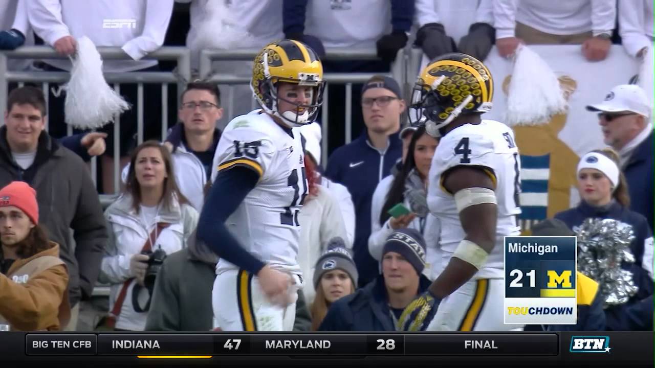 Michigan at Penn State - Football Highlights - YouTube