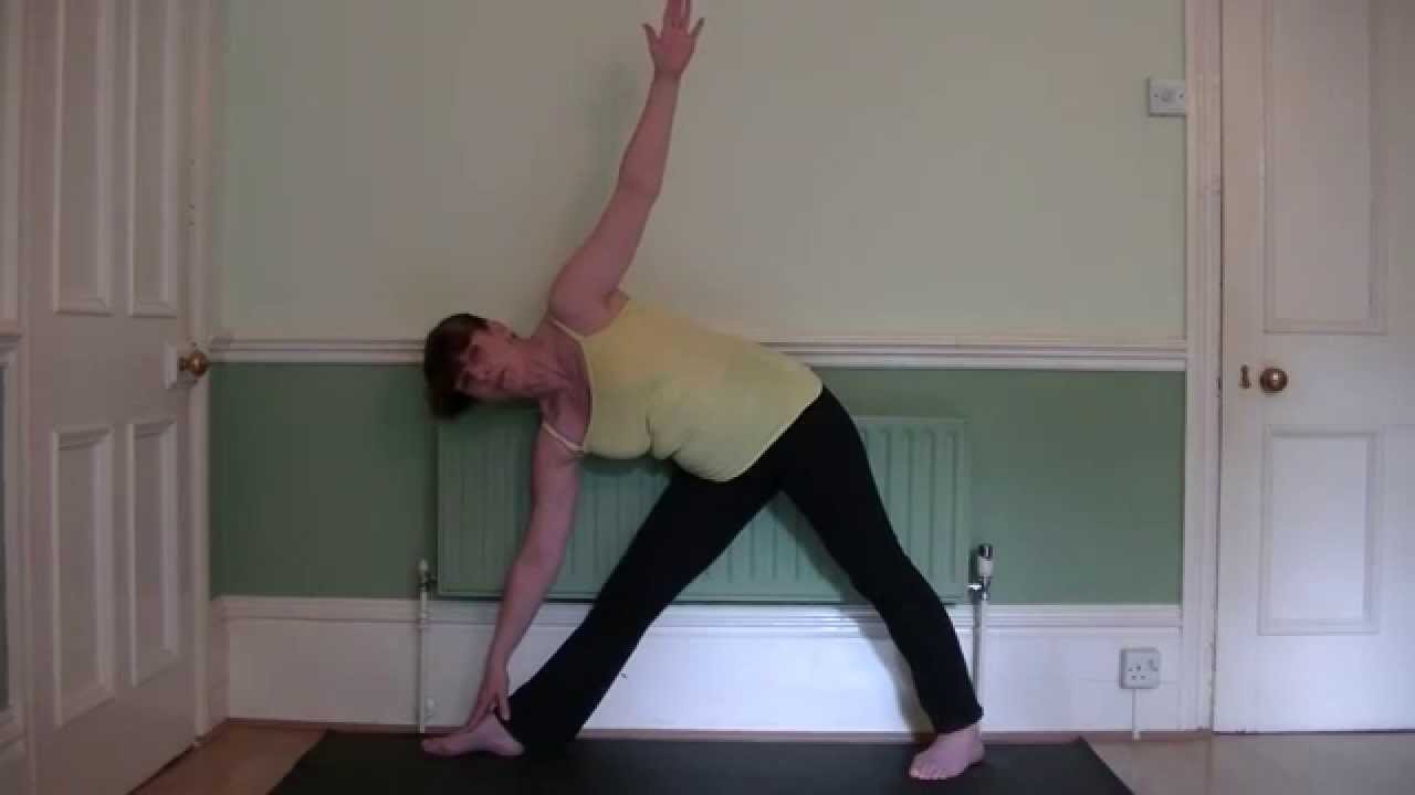 "Yoga for Beginners How to do Triangle" by @yoginicore Part 2 - YouTube