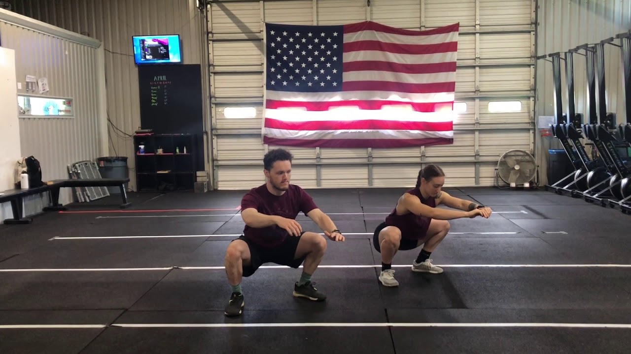 Dynamic Squat Stretch - YouTube