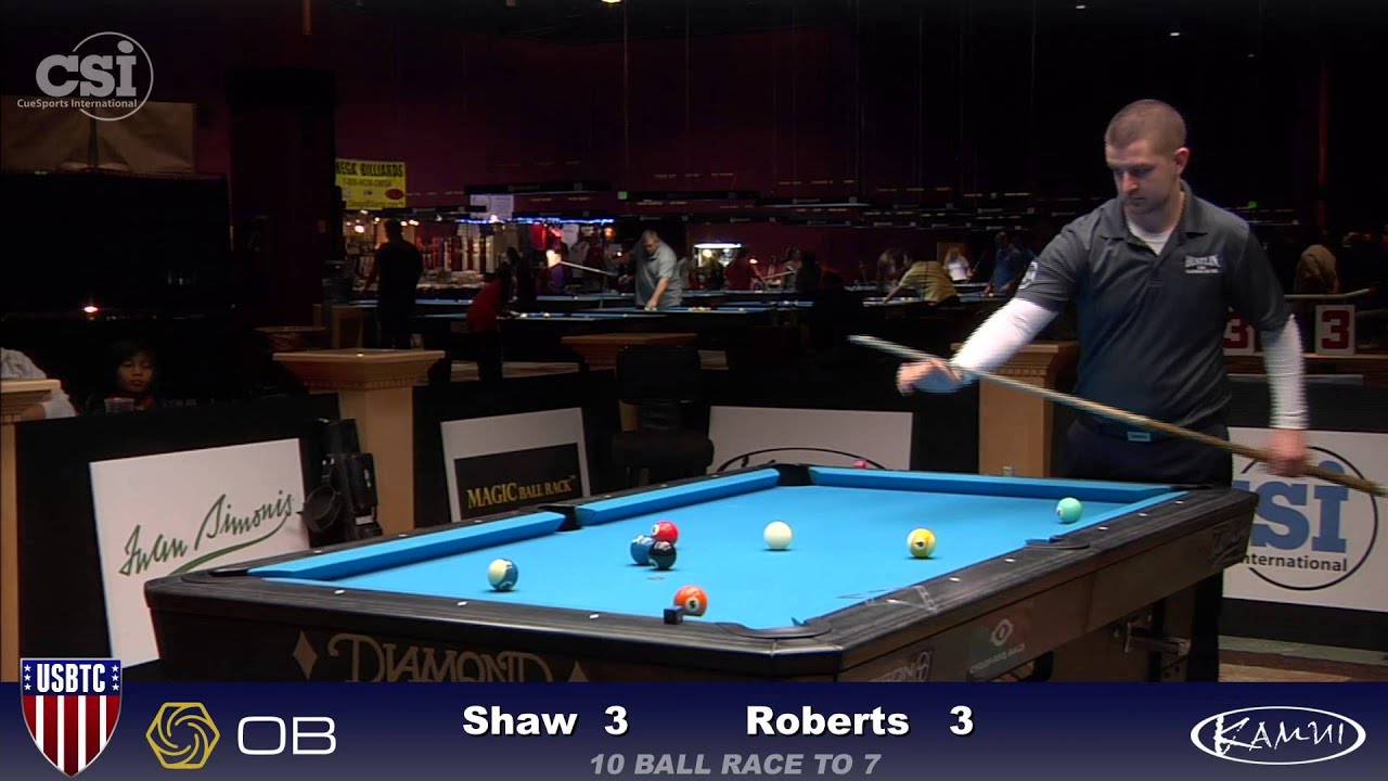 2015 USBTC 10-Ball: Jayson Shaw vs Josh Roberts - YouTube