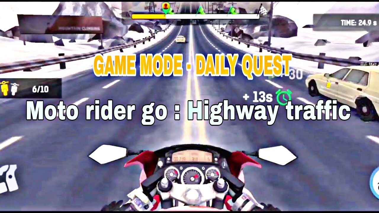 Moto rider go : Highway traffic game of New game mode - DAILY QUEST # ...