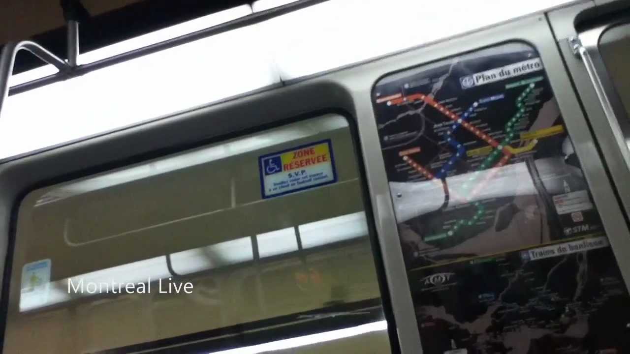Stations Crémazie à Jarry - Métro de Montréal - Montreal's Subway - YouTube
