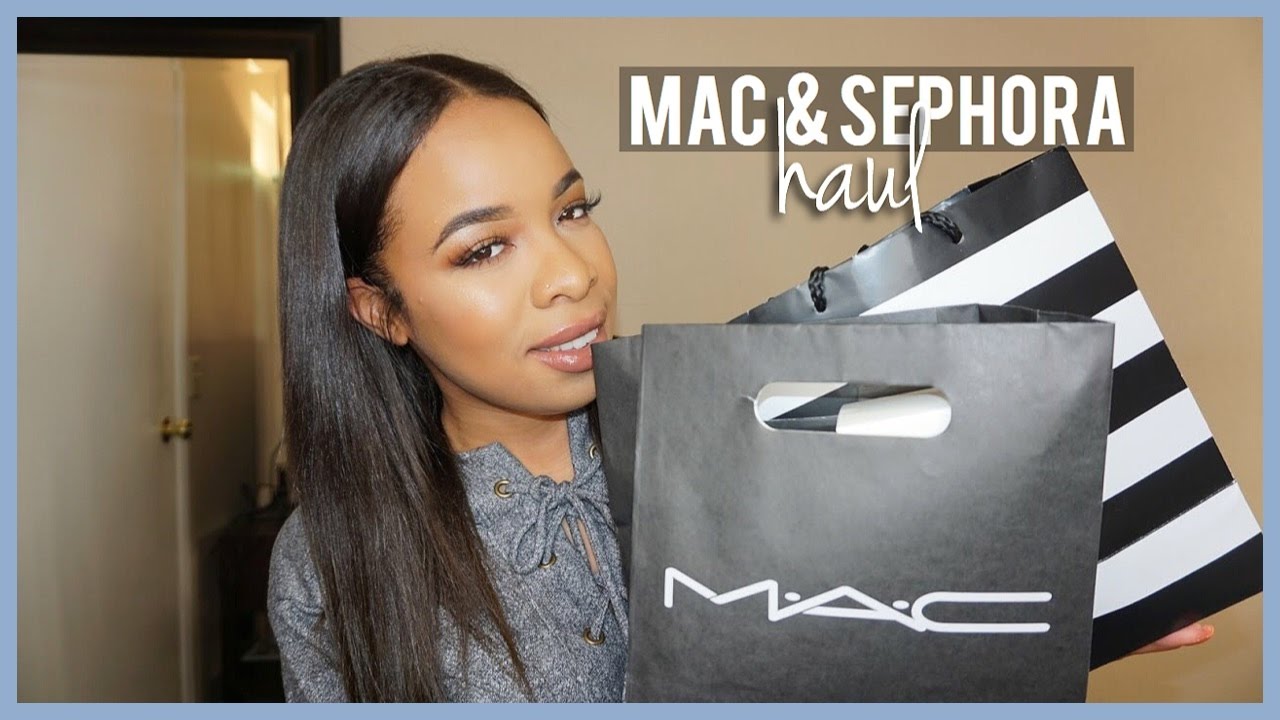 MAC & SEPHORA MAKEUP HAUL 🛍 - YouTube