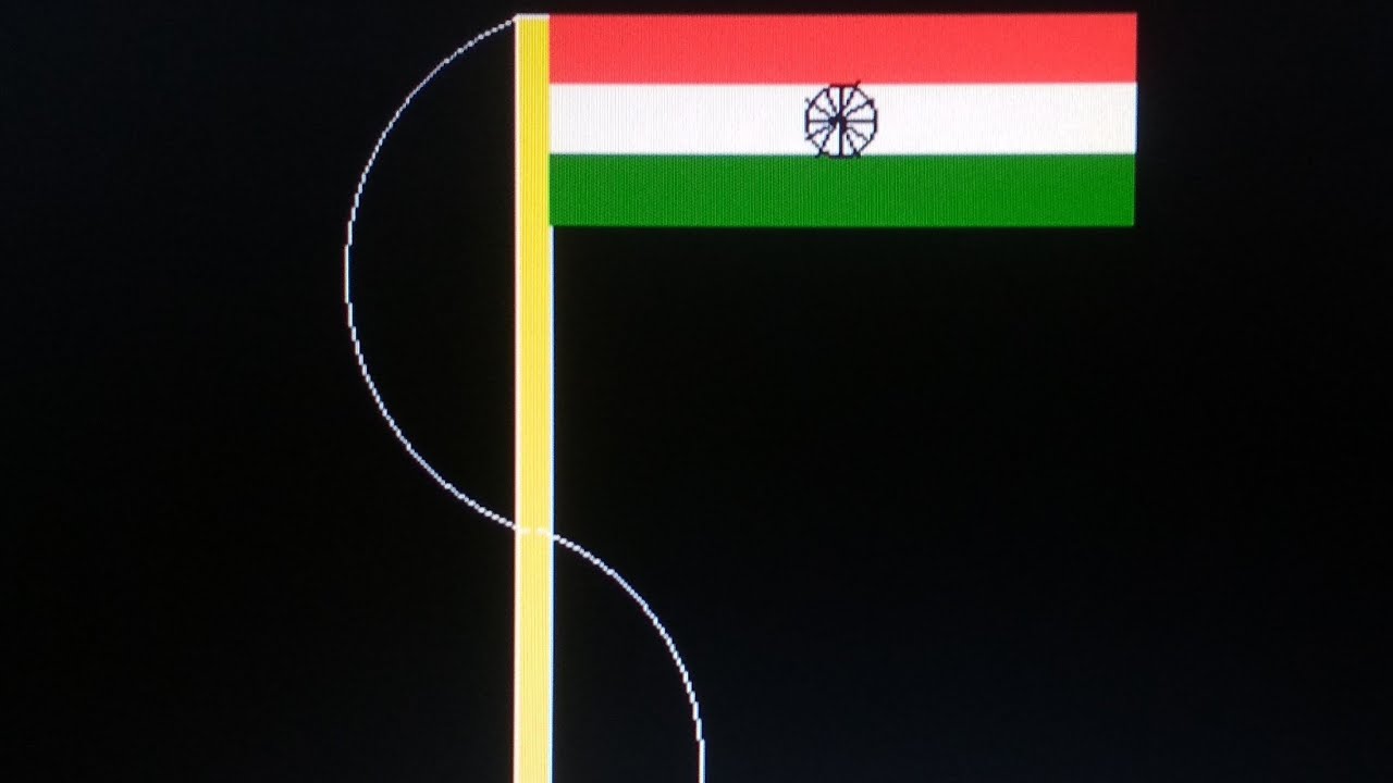 Tiranga graphics programming in c++ - YouTube