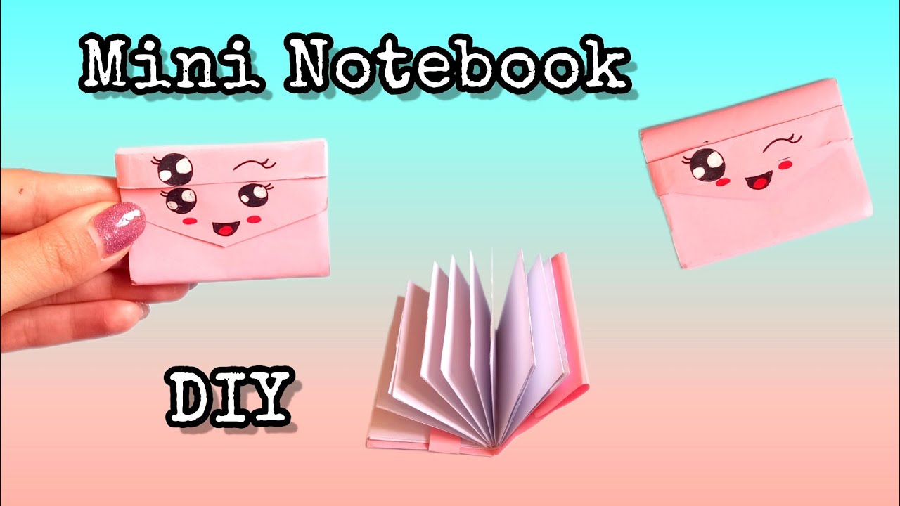 Diy mini notebooks - DIY - Origami stationery - YouTube