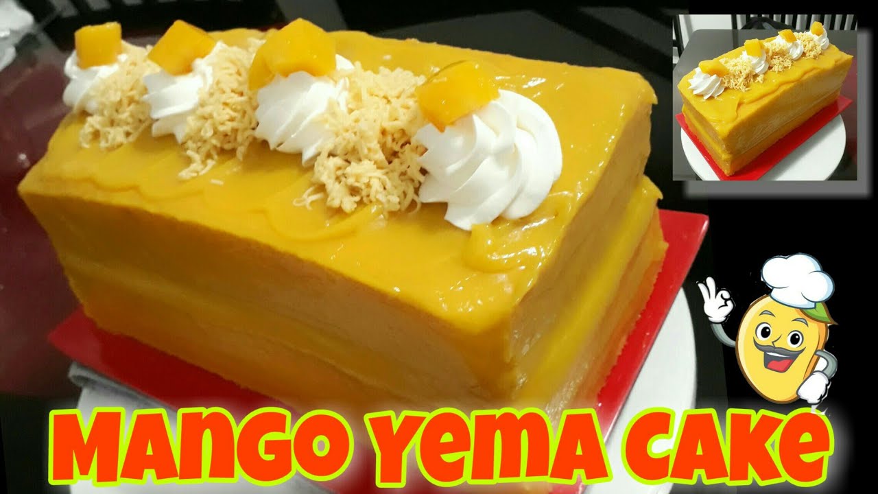 MANGO-Yema Cake | Yema Spread without Egg | Chiffon Cake - YouTube