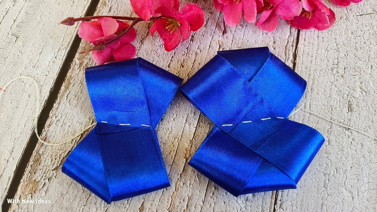 DIY Amazing Ribbon Art Quick And easy 5 minutes Craft - YouTube