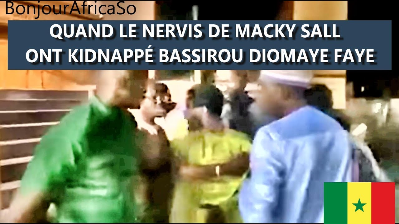 Enlèvement De Bassirou Diomaye Faye Par Nervis De Macky Sall Le Chemin