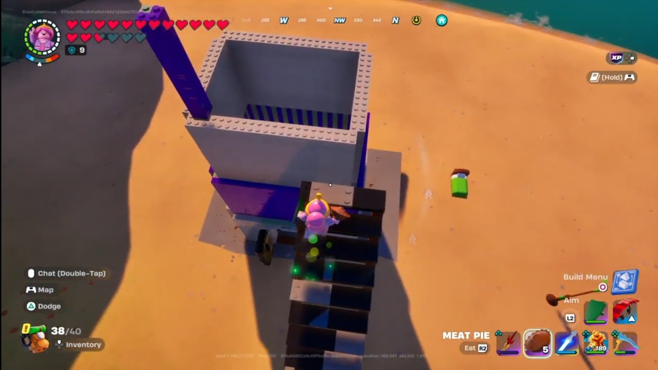 Lego Fortnite Building a lighthouse in survival on the shore - YouTube