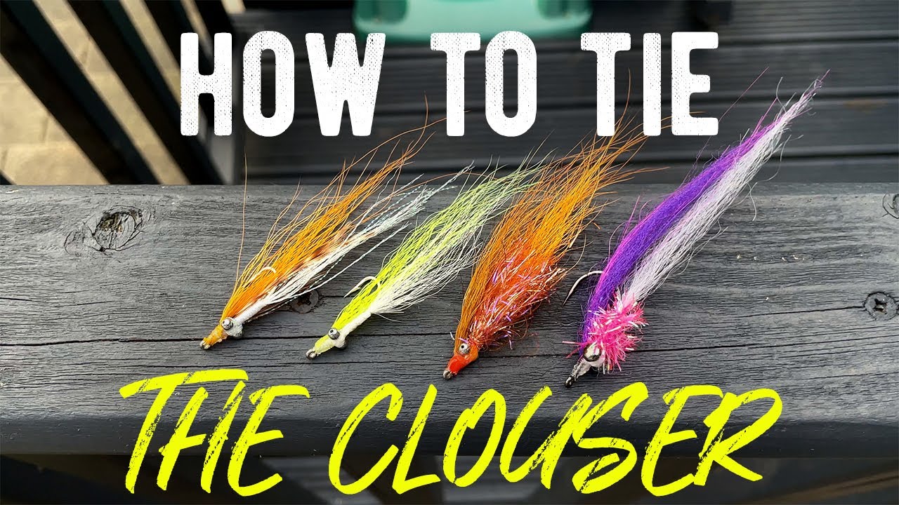 How To Tie A Clouser | Saltwater Fly Tying | Fly Fishing For Bass UK ...