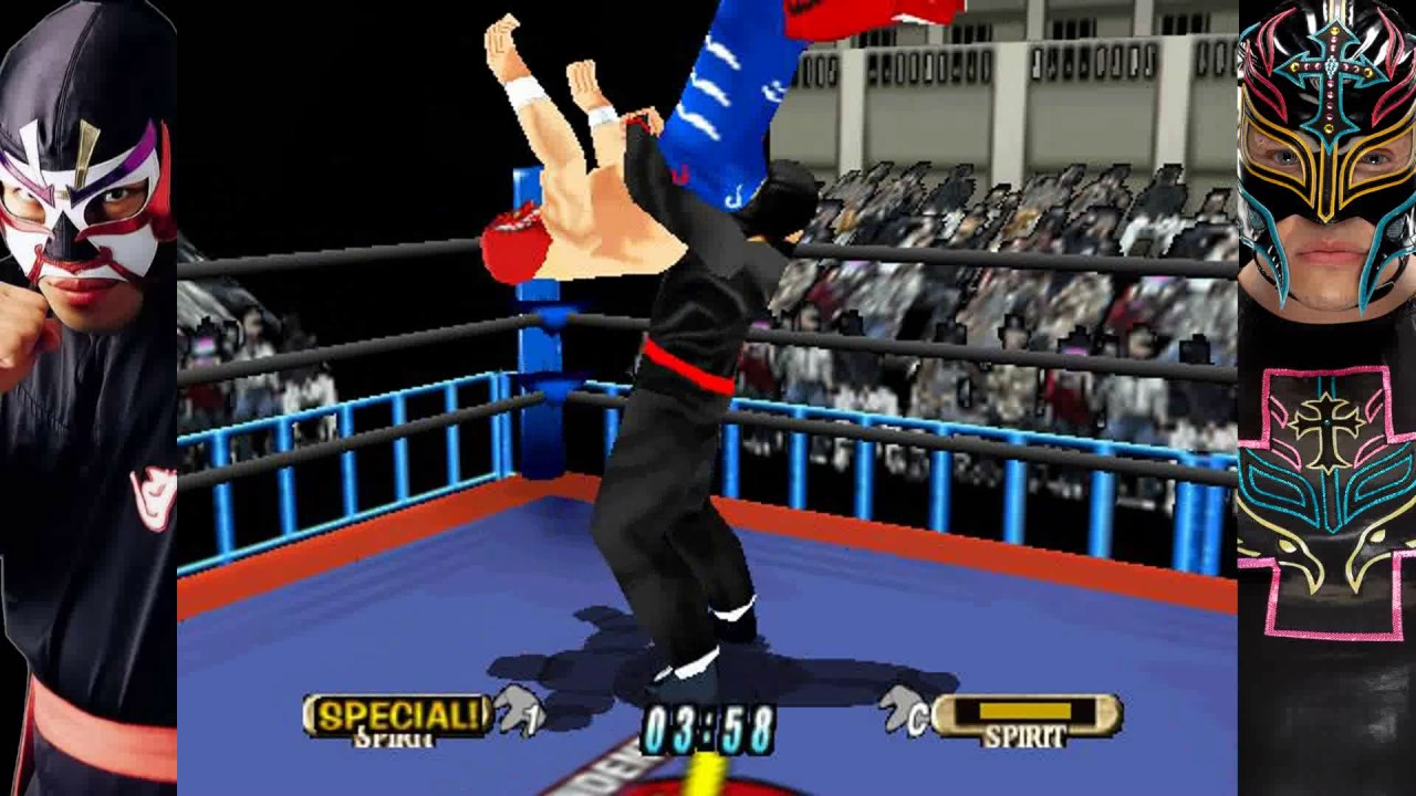 WCW vs nWo: World Tour - Black Ninja vs Rey Mysterio Jr. - YouTube