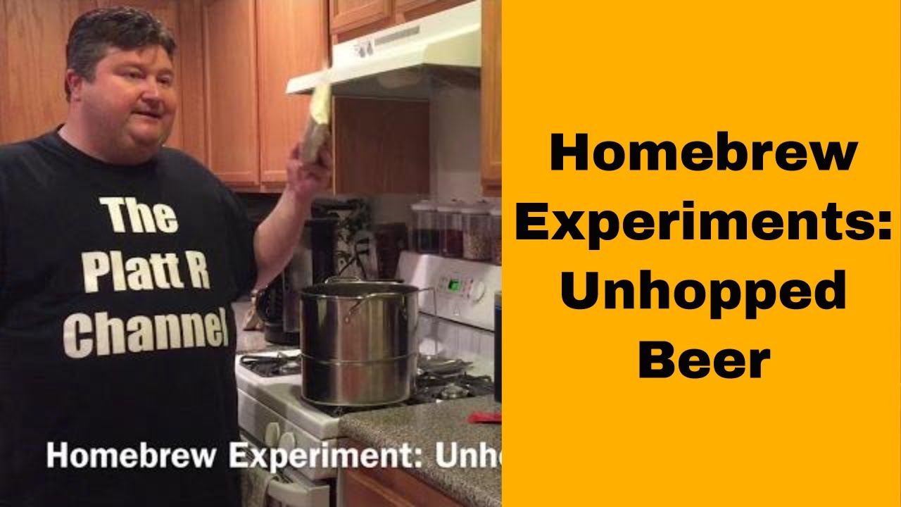 Homebrew Experiments: Unhopped Beer - YouTube