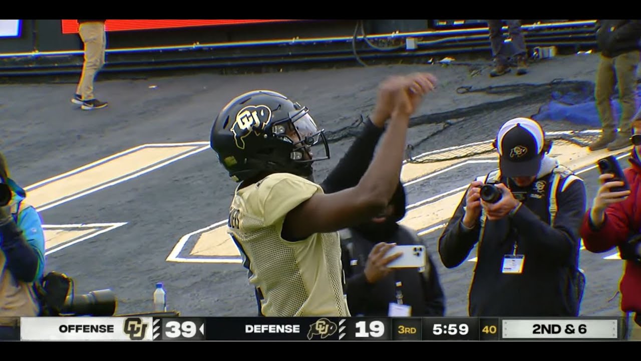 Shedeur Sanders Colorado Spring Game Highlights - YouTube