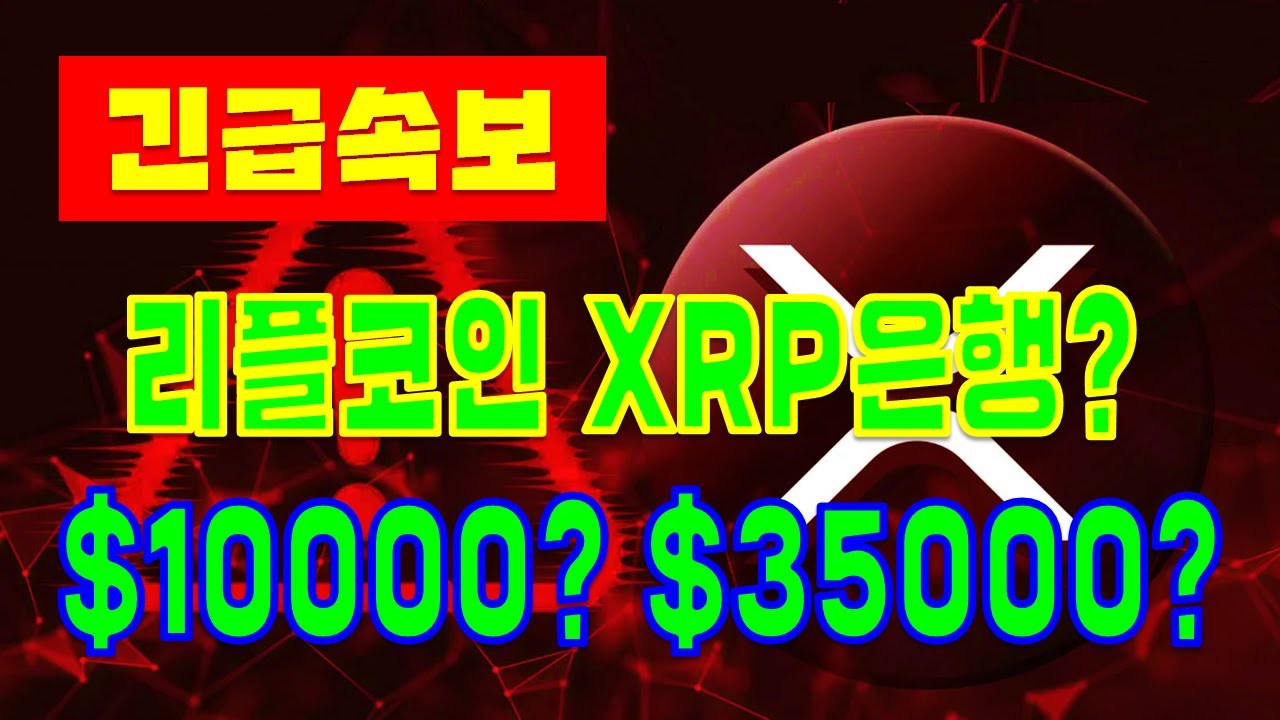 리플 Xrp 리플은행 초대박 호재 떴다 35000 목표가 리플코인리플코인시세리플코인전망리플코인100달러리플코인