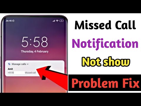 missed call notification not showing! why missed call notification is ...