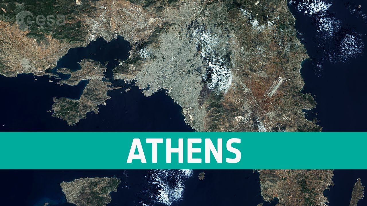 Athens, Greece | Earth from Space #shorts - YouTube