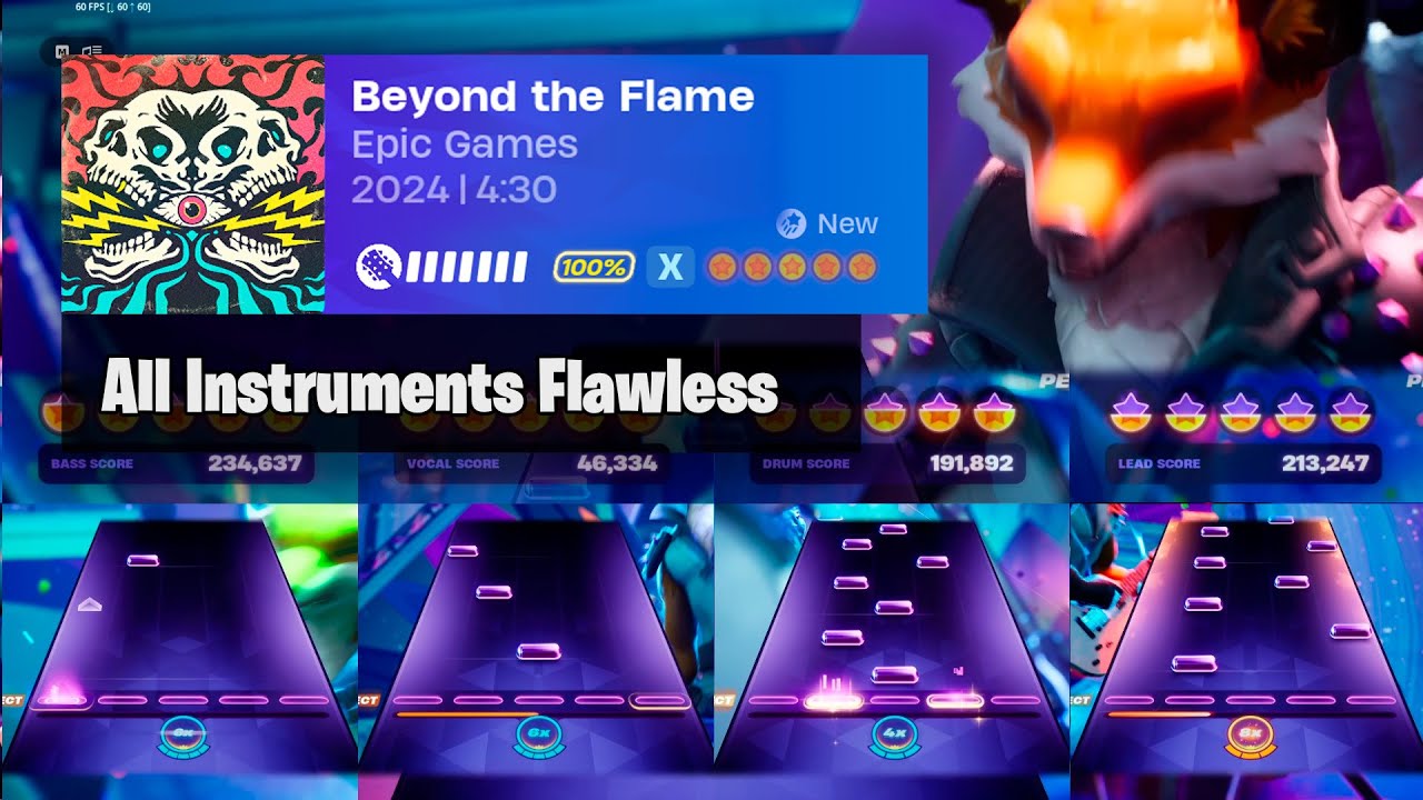 "Beyond the Flame" - Epic Games | Expert All Instruments Flawless ...