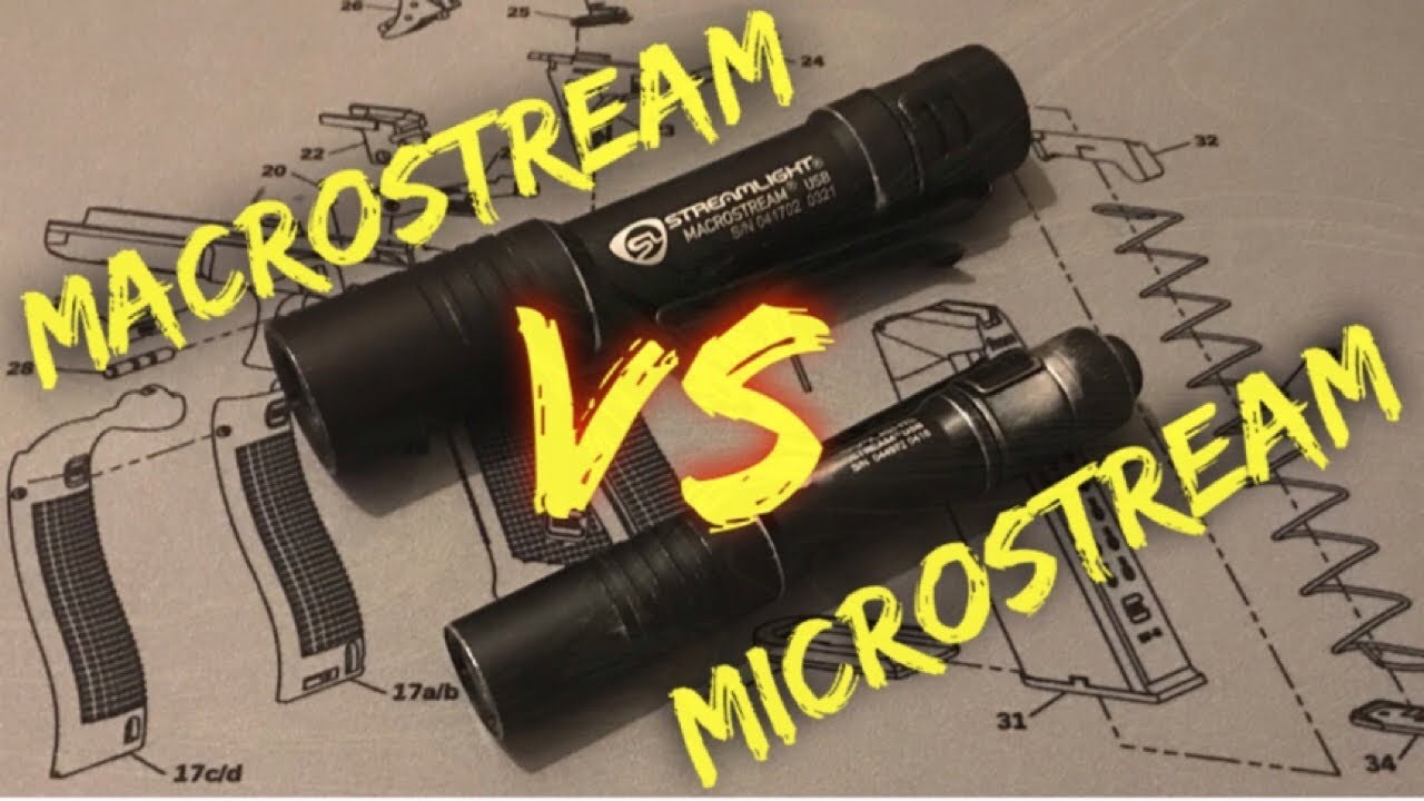 Streamlight Macrostream VS Microstream Flashlight Review - YouTube