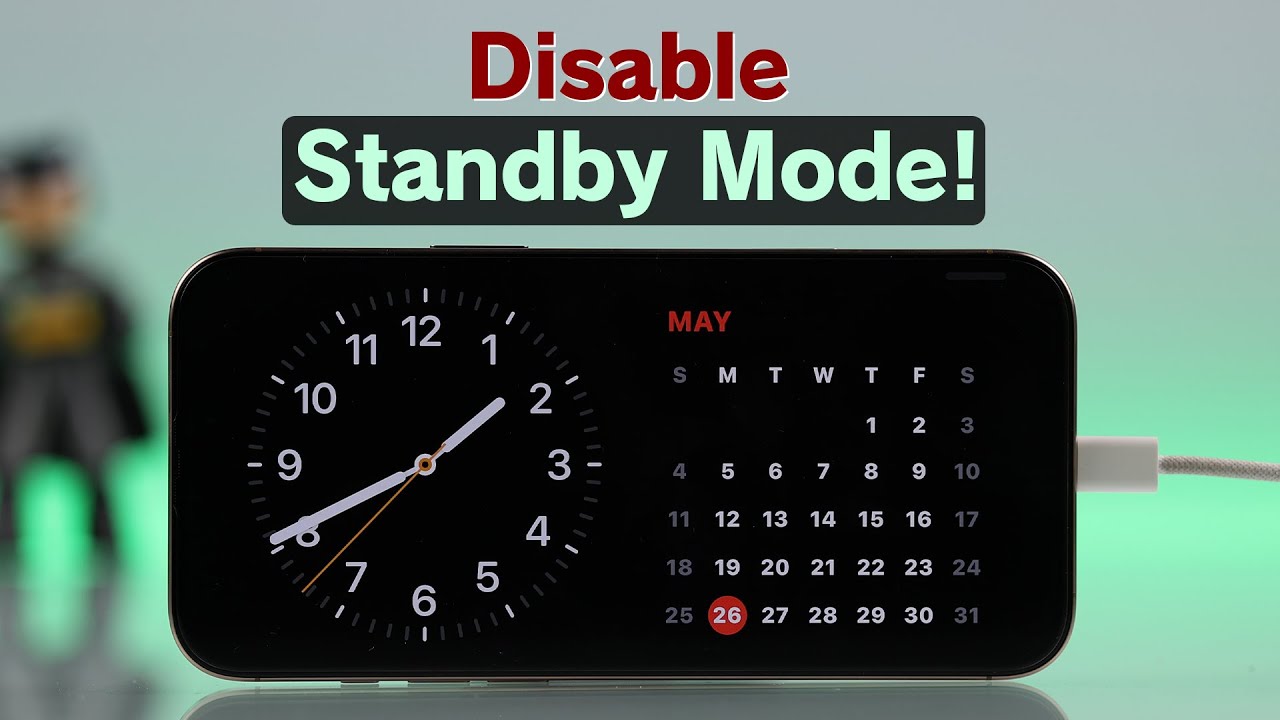 How to Turn Off Standby Mode on iPhone [Disable] - YouTube