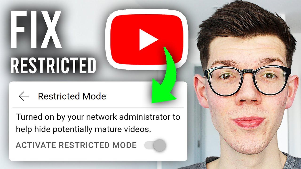 How To Fix YouTube Restricted Mode Turned On By Network Administrator - Quick Guide - YouTube