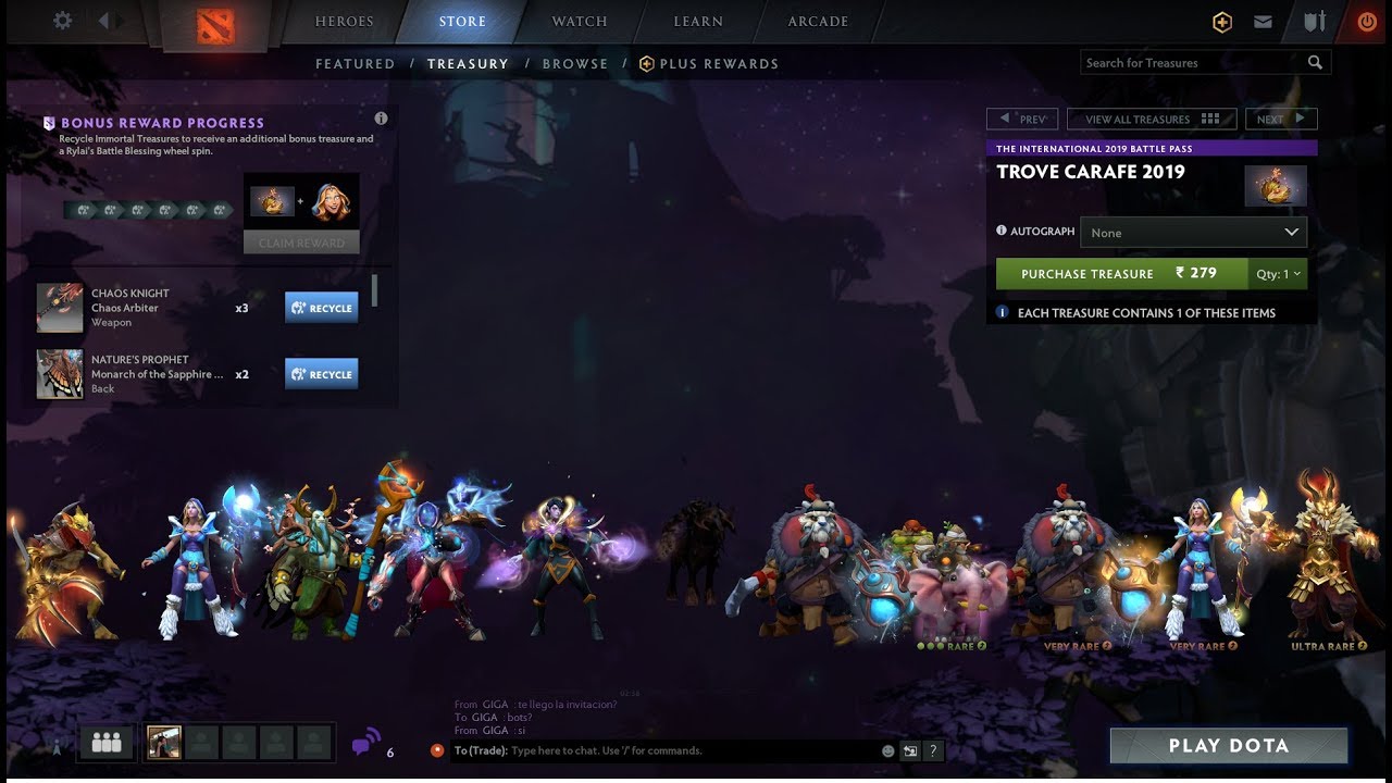 Trove Carafe 2019 Unboxing #TI9 - YouTube
