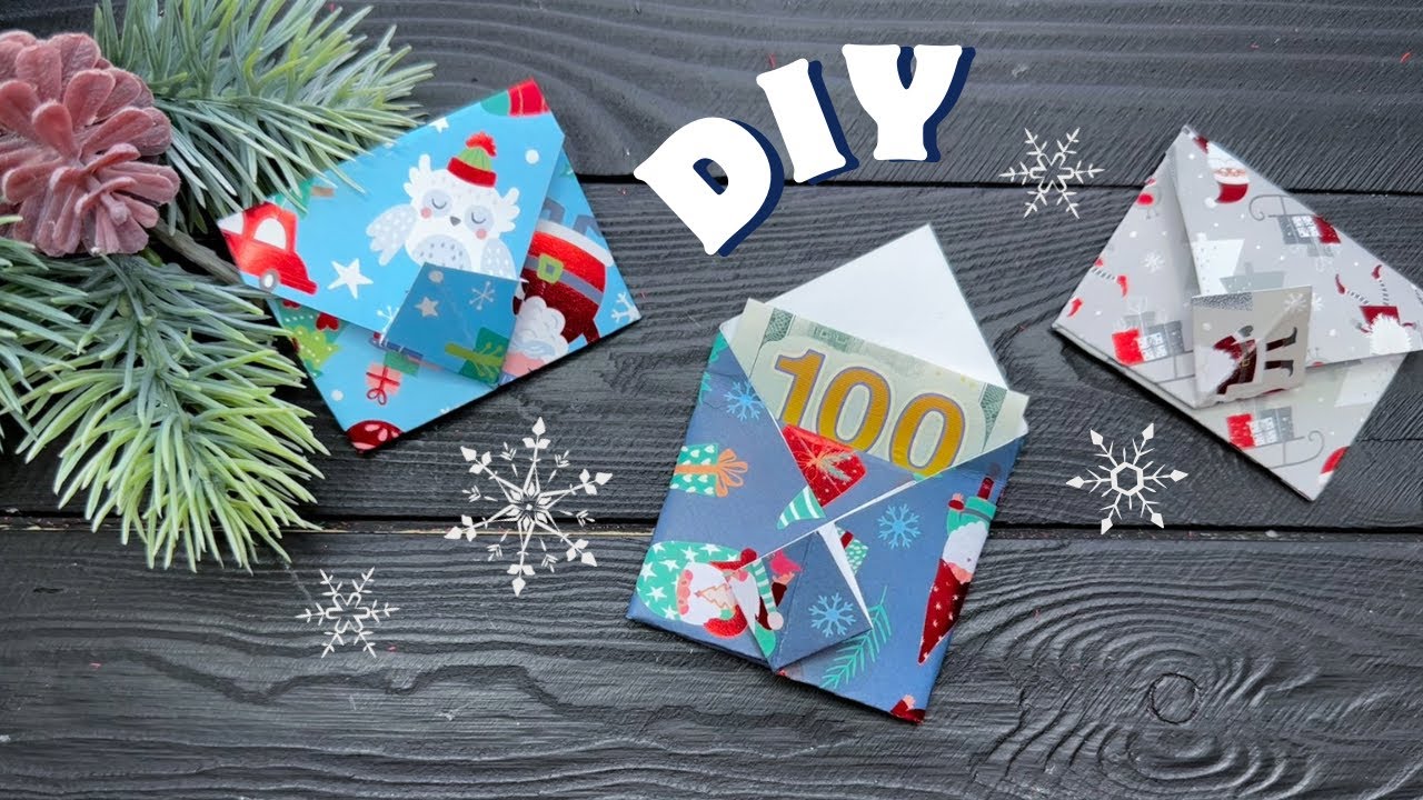 How to make a Paper Envelope for Money Easy Origami Envelope - YouTube