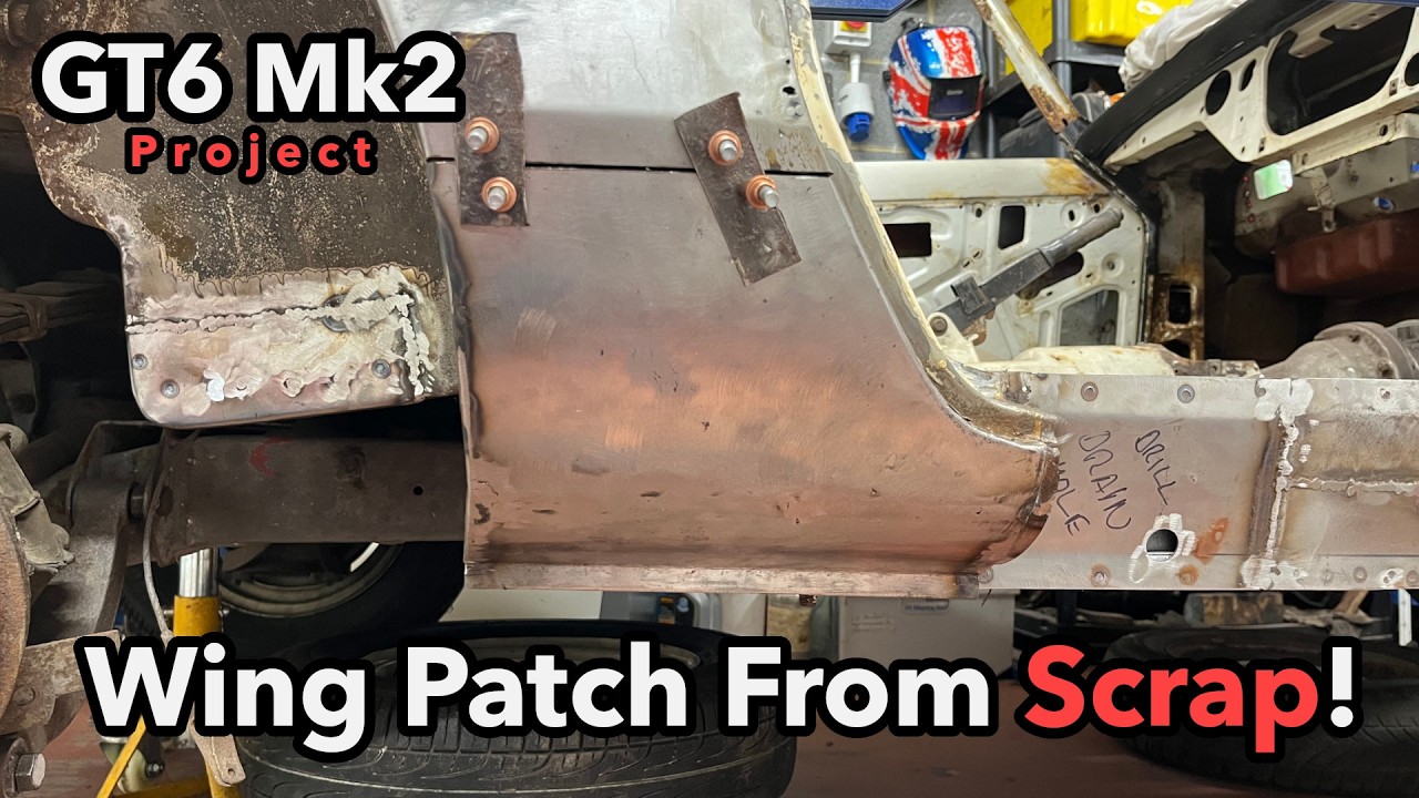 Rear Wing Rot - Repaired With The Scrap Sill! | 1969 Triumph GT6 Mk2 ...
