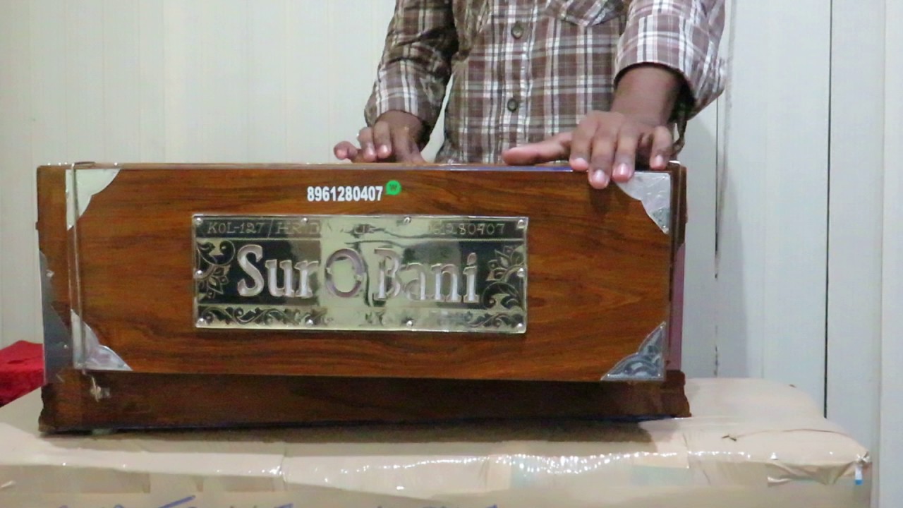 Standing 2 line vertical harmonium - YouTube