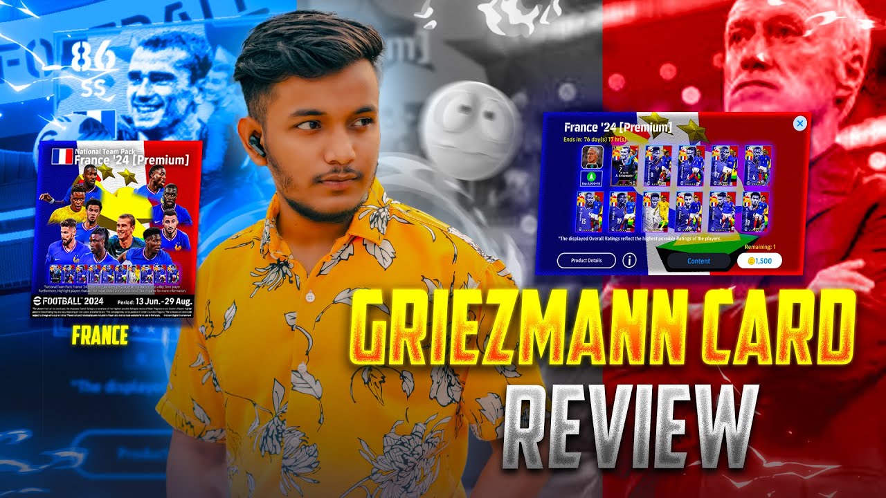 Griezmann Card Review | Abbu Gaming | eFootball 24 Gameplay - YouTube