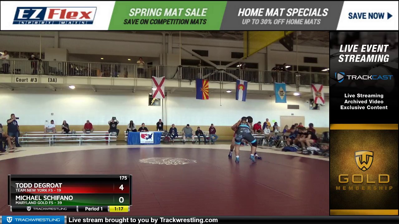 175 Todd Degroat Team New York FS vs Michael Schifano Maryland Gold FS ...