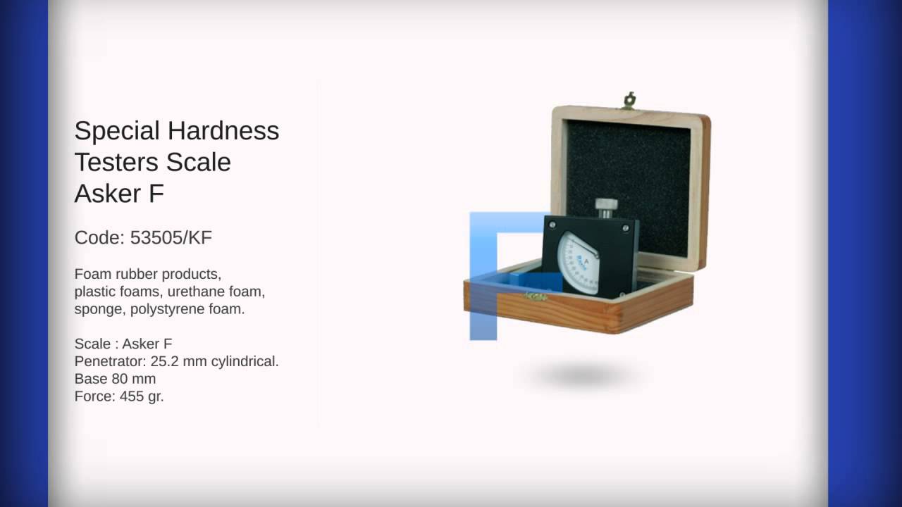 Baxlo | Special Hardness Testers Asker scales (EN) - YouTube