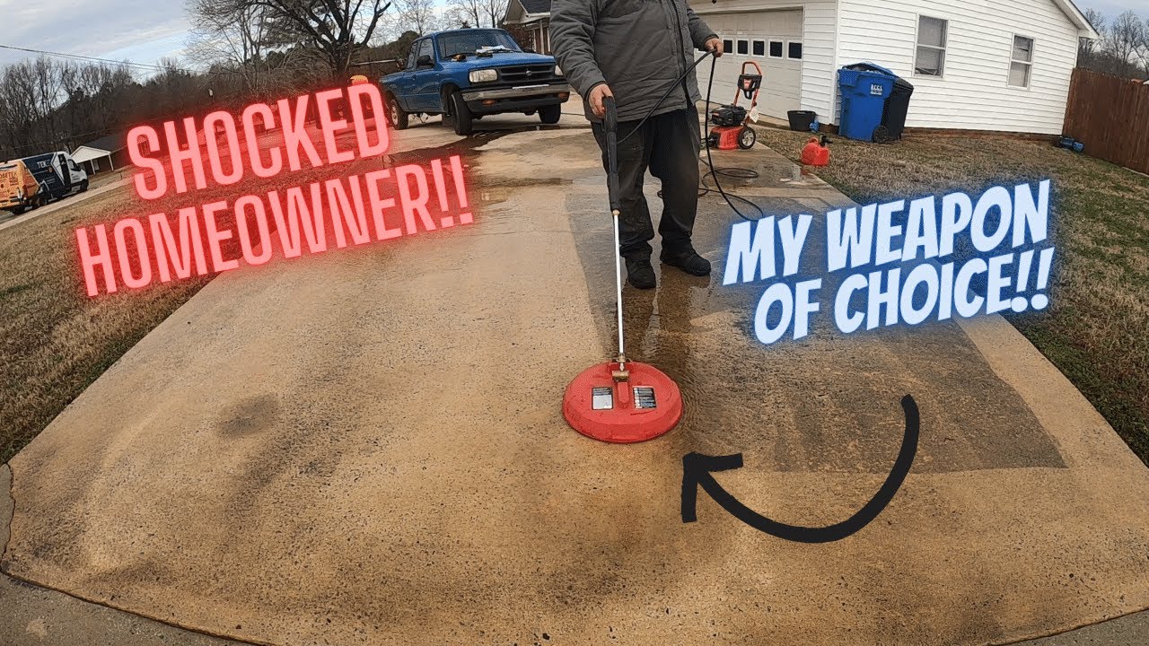 Shocked HomeOwner was Amazed to get this pressure washing done - YouTube