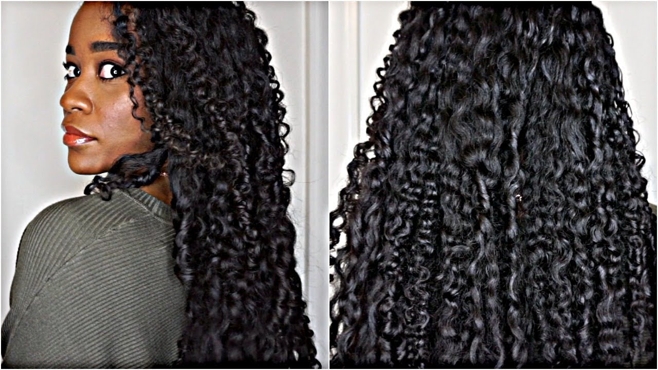 How To Get Defined Curls With A Denman Brush Youtube