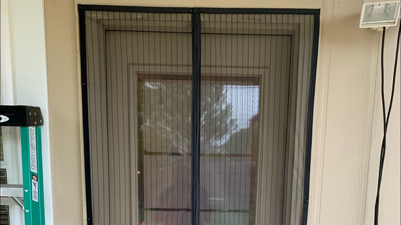 How to install a pet screen door - YouTube