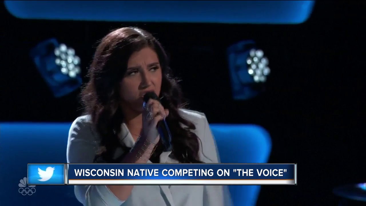 Wisconsin native Hannah Mrozak competes on "The Voice" - YouTube