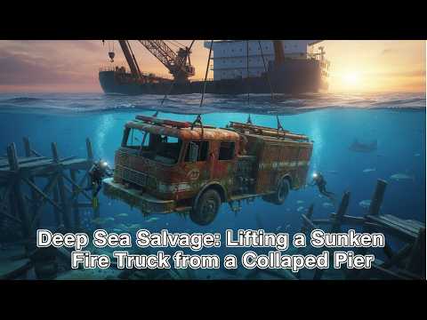 Derin Deniz Kurtarma: Çöken Bir İskelede Batan İtfaiye Aracını Kaldırmak