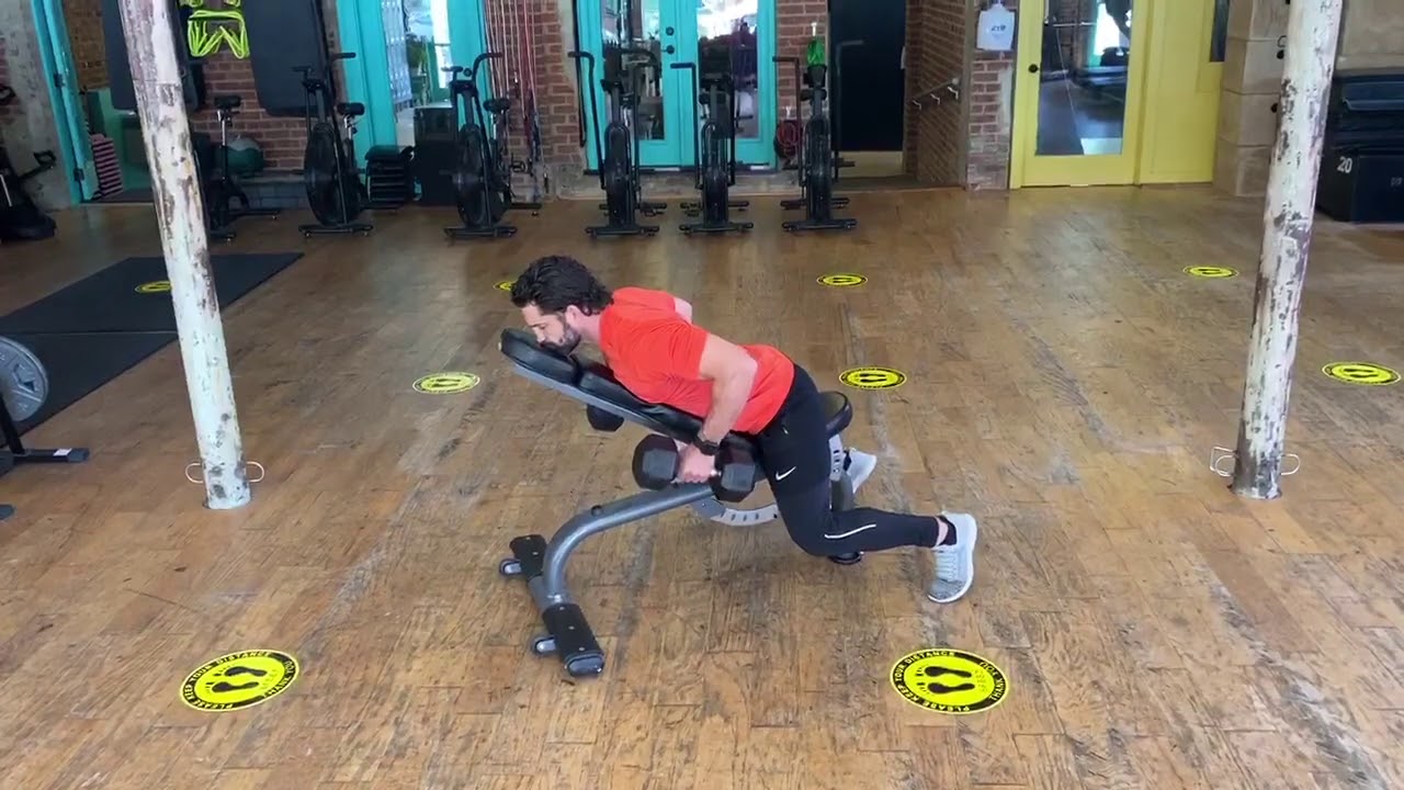 Chest Supported Row ISO Hold - YouTube