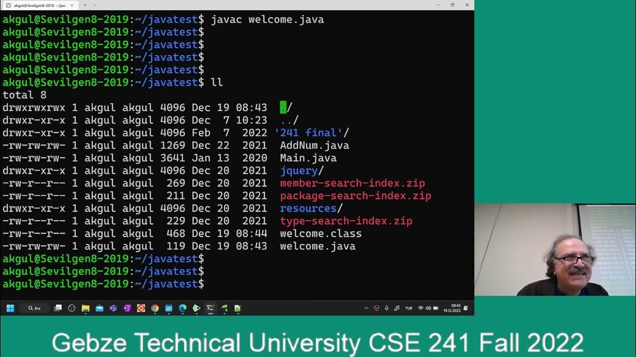 CSE 241 Fall 2022 Dec 19 - YouTube