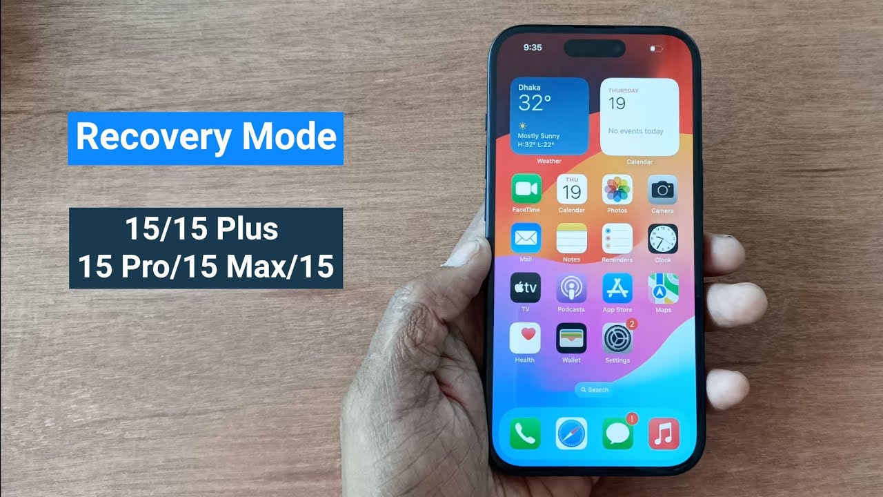 Enter & Exit Recovery Mode iphone 15/15 Plus/15 Pro/15 Pro Max - YouTube