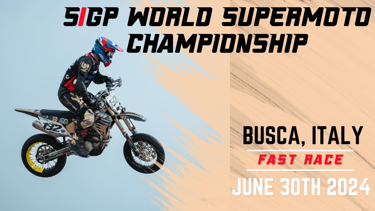 S1GP World Supermoto Championship - Round 3 Fast Race - Busca, Italy ...