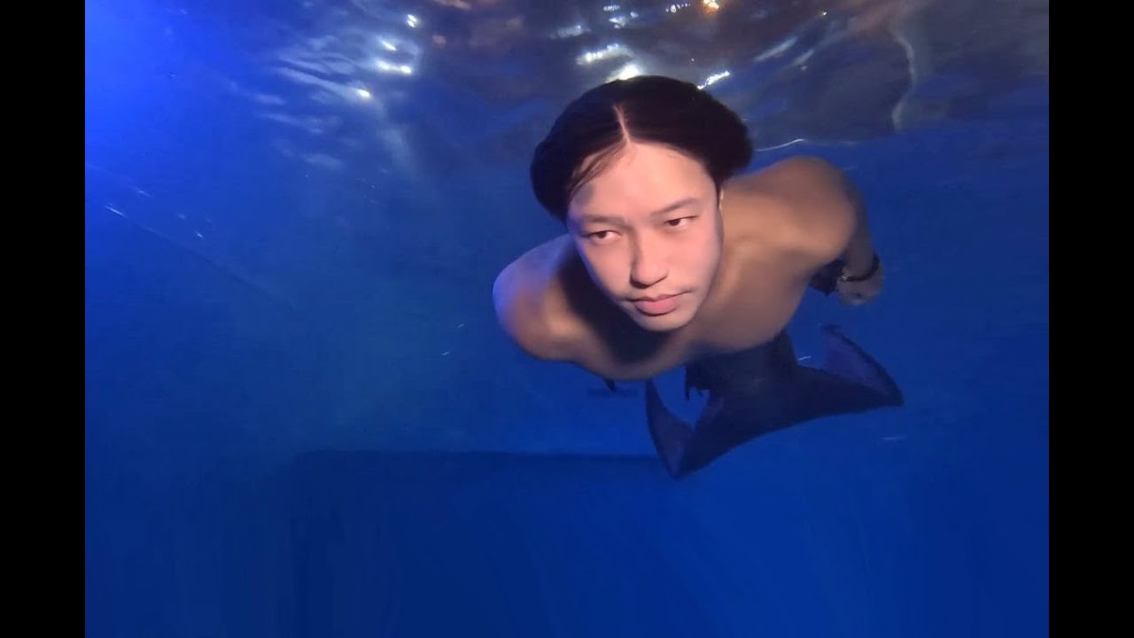 Merman demo from Freedive SuperHero - YouTube