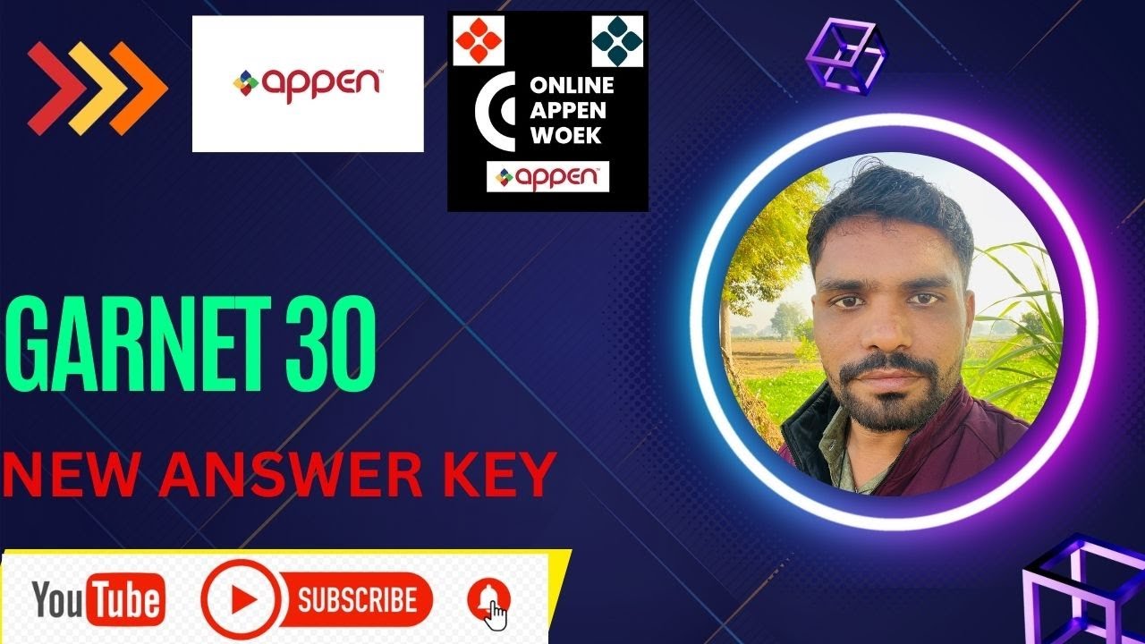 GARNET 30 QUESTION NEW ANSWER KEY - YouTube